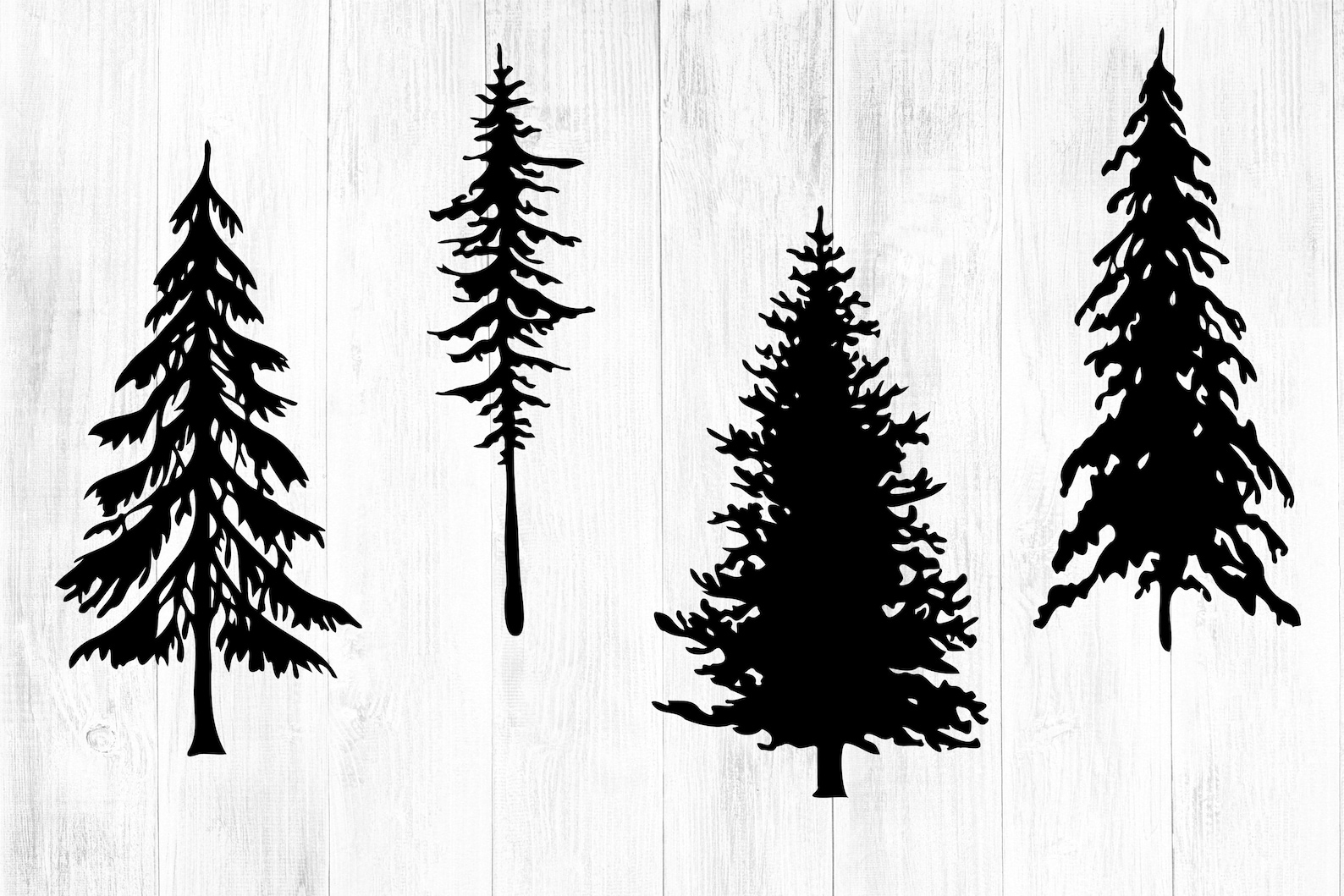 Pine Tree Svg Christmas Tree Silhouette Svg Tree Svg Pine - Etsy