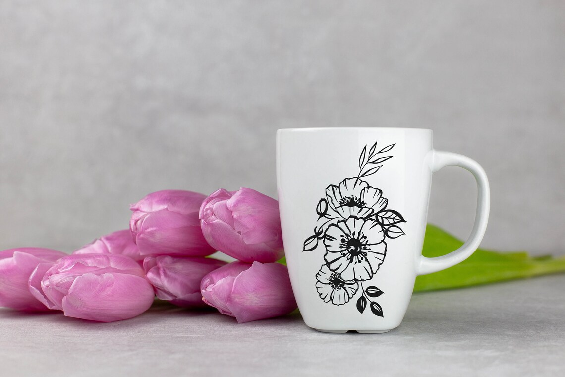 Flowers Svg Floral Arrangements Svg Bouquet Svg Flower Svg - Etsy