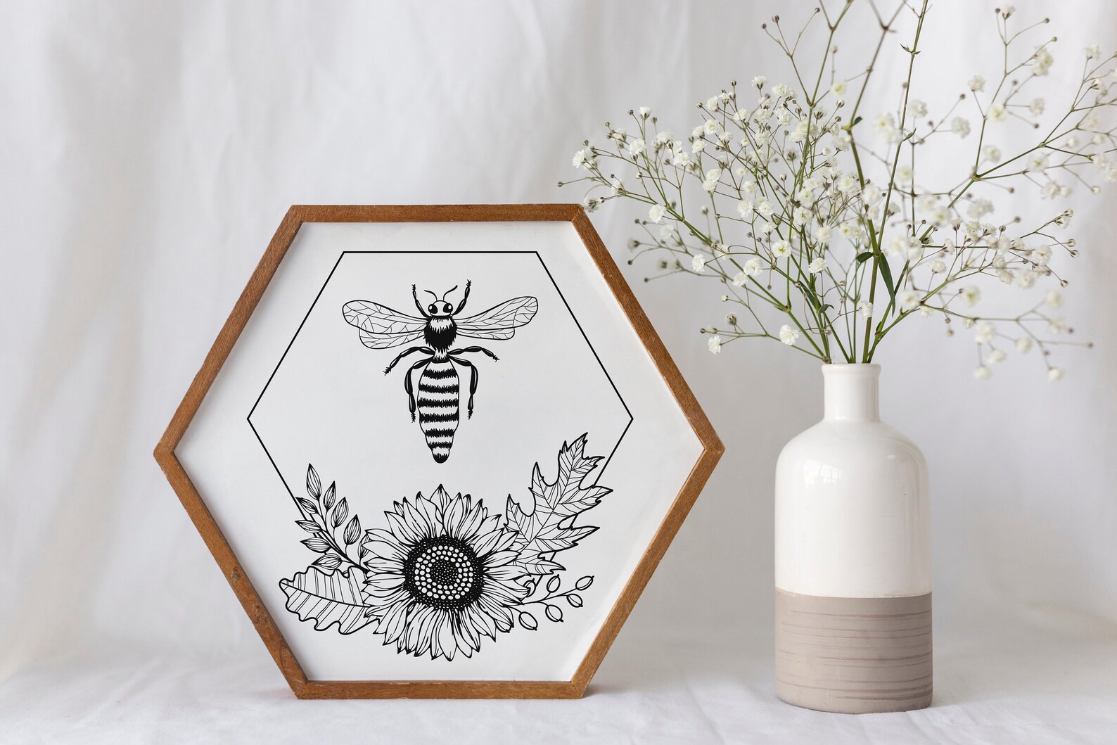 Bee Frames SVG Bundle Bee SVG Sunflowers SVG Sunflowers - Etsy