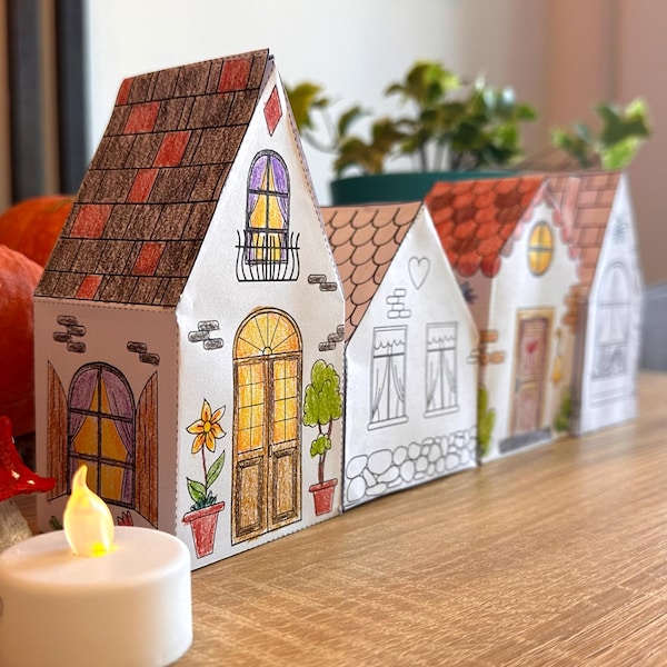 Paper Houses - Etsy