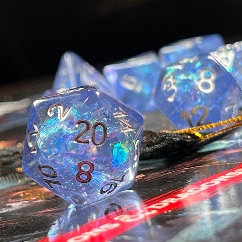 Dnd Liquid Core Silver Star - Etsy