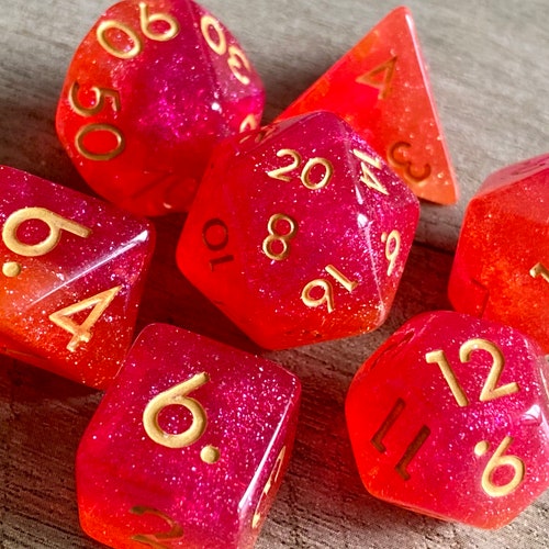 Dark Depths Dnd Dice Set for Dungeons and Dragons D20 TTRPG - Etsy