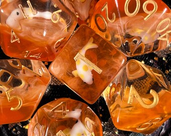 Koi Fish Dnd Dice Set for Dungeons and Dragons D20 TTRPG - Etsy