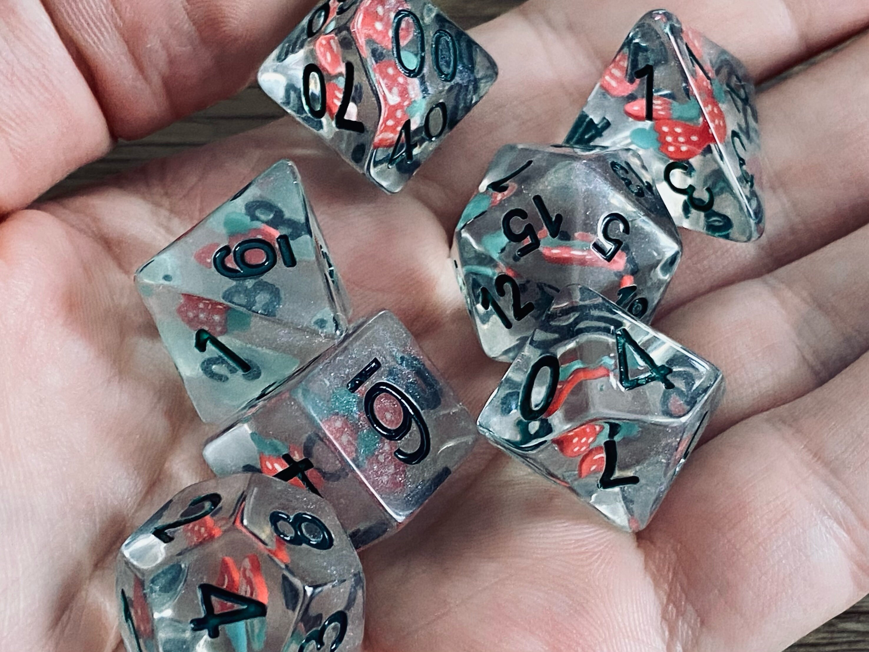 Berry Blast Dnd Dice Set for Dungeons and Dragons D20 TTRPG | Etsy