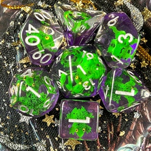 Poison Frog Dnd Dice Set for Dungeons and Dragons | D20 TTRPG ...