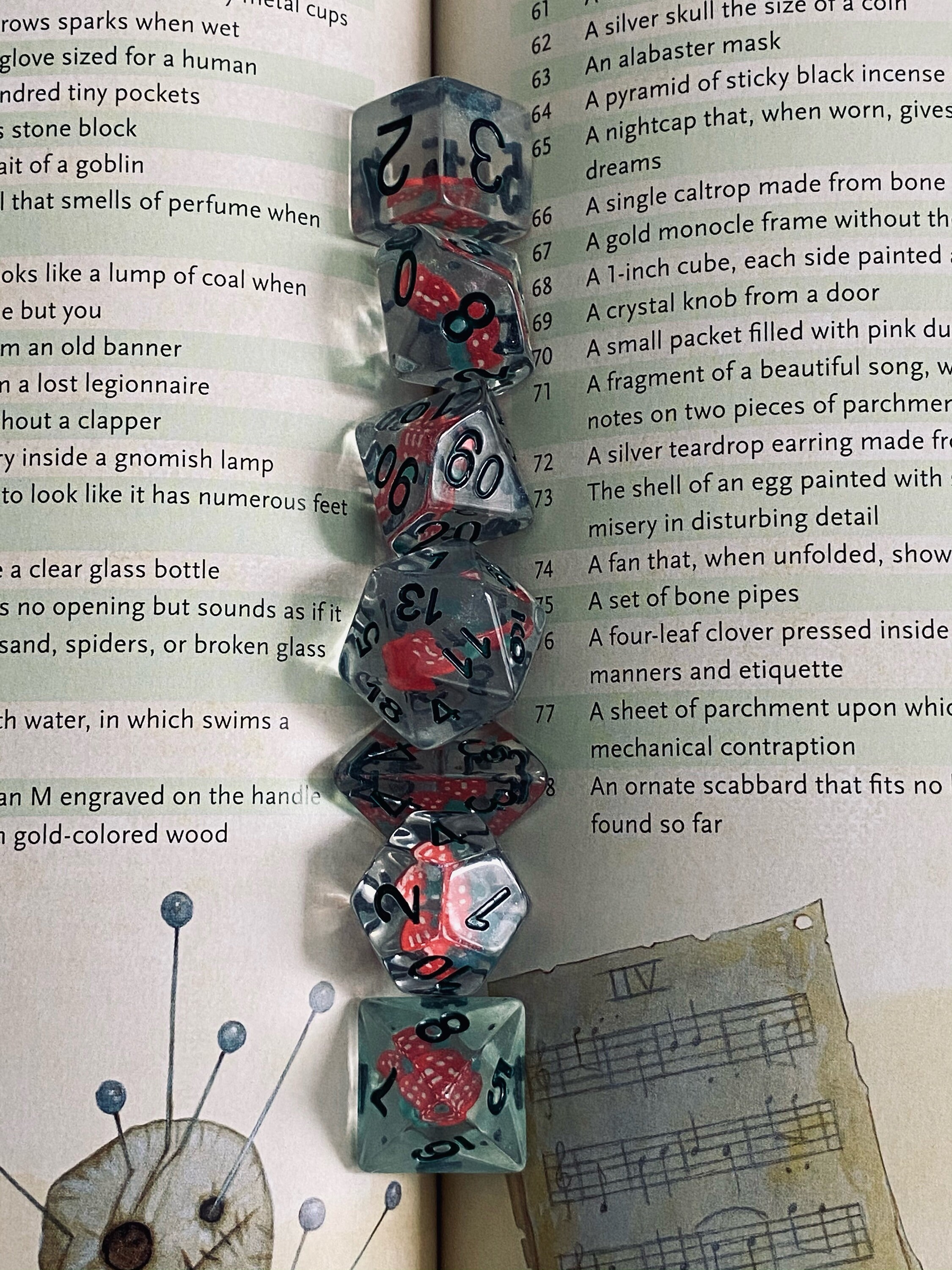 Berry Blast Dnd Dice Set for Dungeons and Dragons D20 TTRPG | Etsy