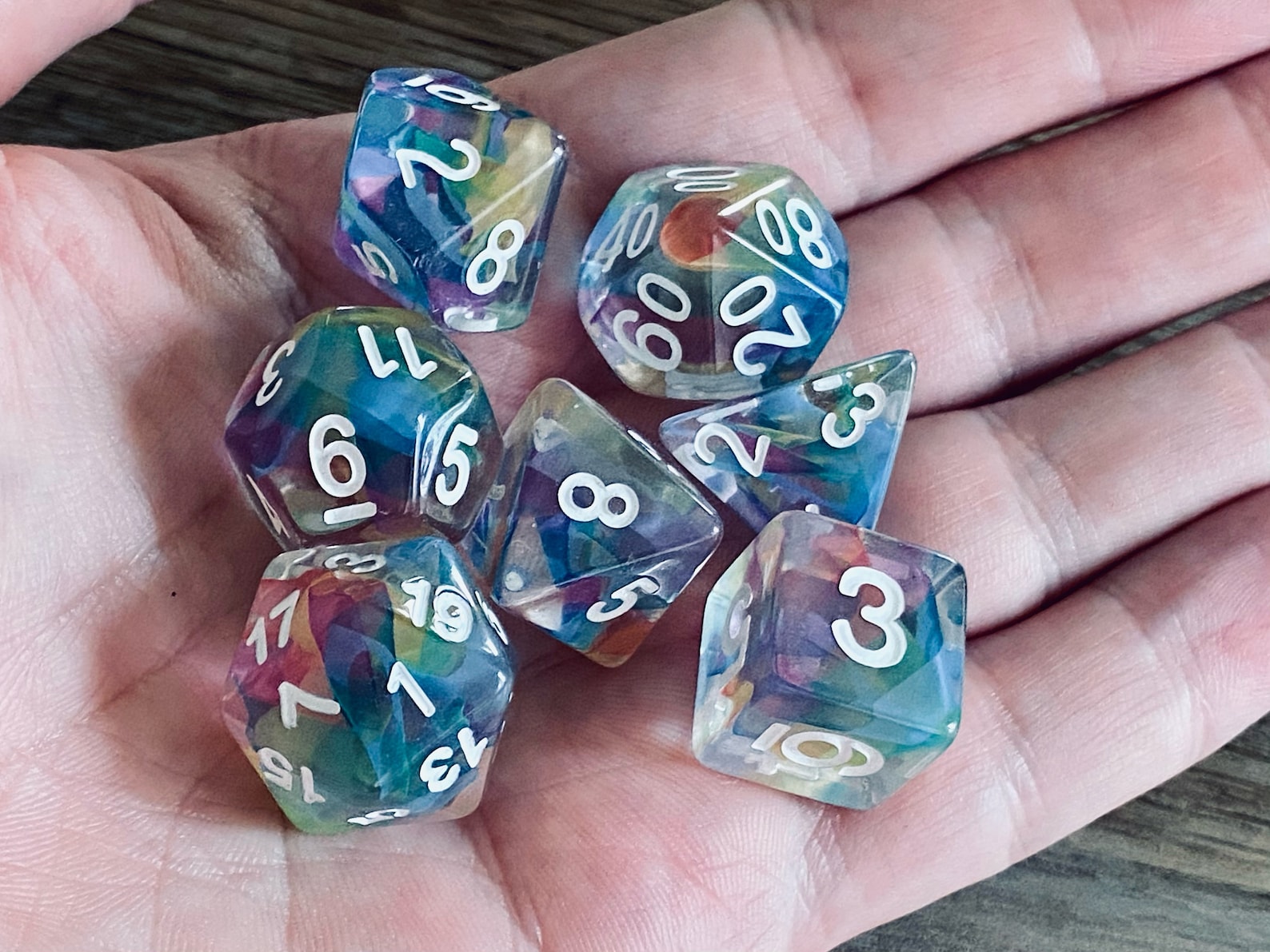 Bard Song Dnd Dice Set for Dungeons and Dragons D20 TTRPG Polyhedral ...