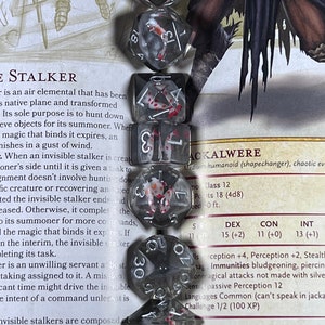 Midnight Koi Fish Dnd Dice Set for Dungeons and Dragons | D20 TTRPG ...