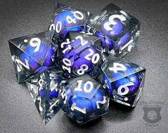 Floating Eye Liquid Core Dnd Dice Set Dungeons and Dragons - Etsy