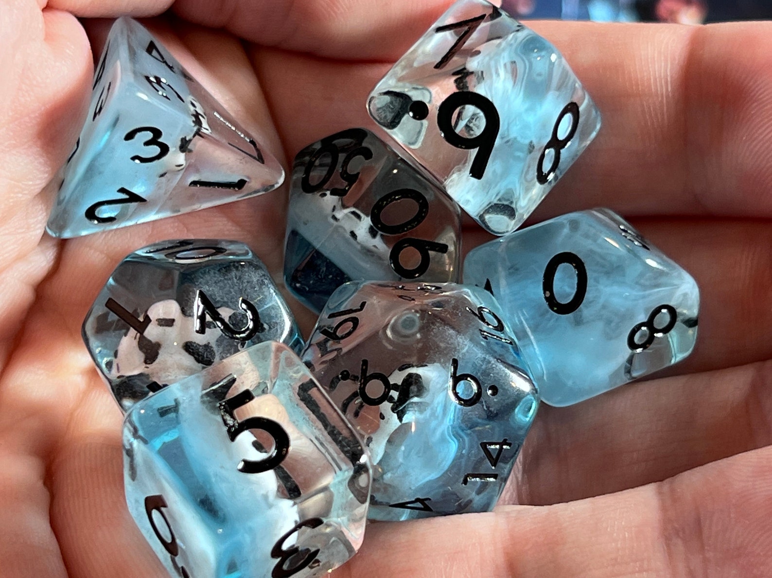 Moonlit Koi Fish Dnd Dice Set for Dungeons and Dragons D20 - Etsy