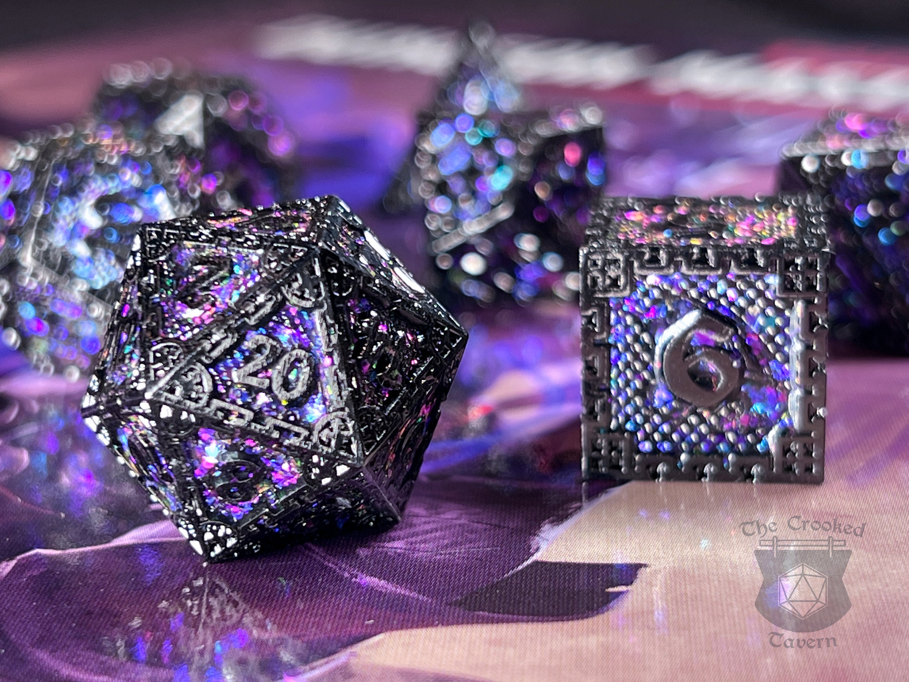 Arcane Vault Metal Dnd Dice Set for Dungeons and Dragons D20 - Etsy