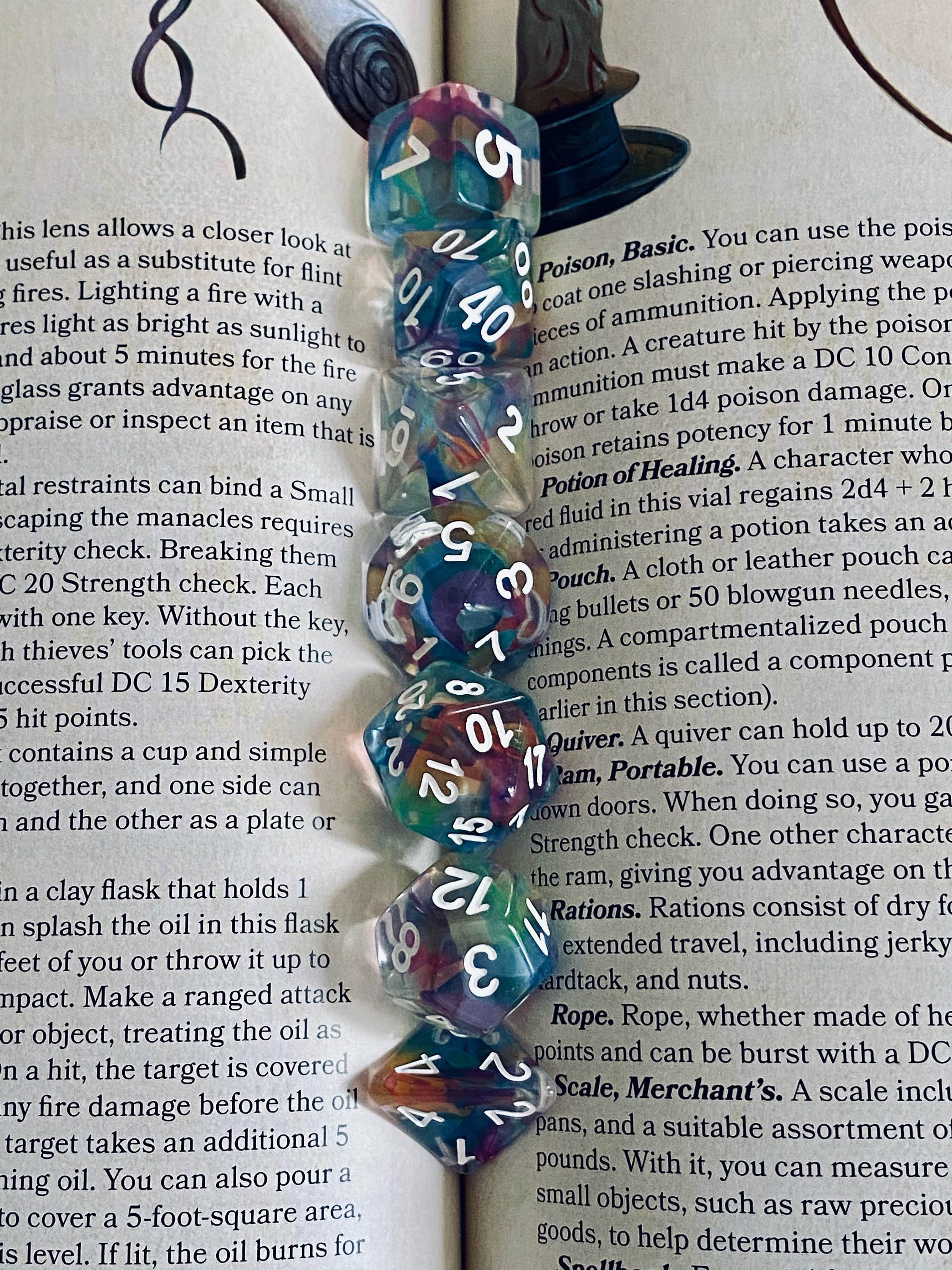 Bard Song Dnd Dice Set for Dungeons and Dragons D20 TTRPG - Etsy