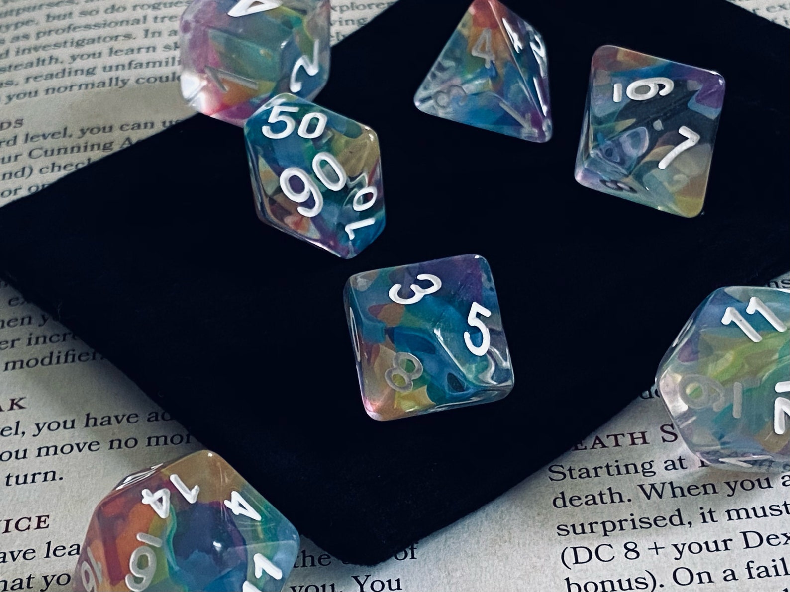 Bard Song Dnd Dice Set for Dungeons and Dragons D20 TTRPG Polyhedral ...