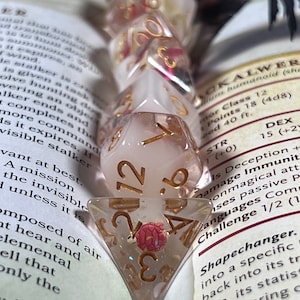 Red Turtle Dnd Dice Set for Dungeons and Dragons | D20 TTRPG Polyhedral ...