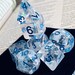 Snowfall Dnd Dice Set for Dungeons and Dragons D20 TTRPG - Etsy
