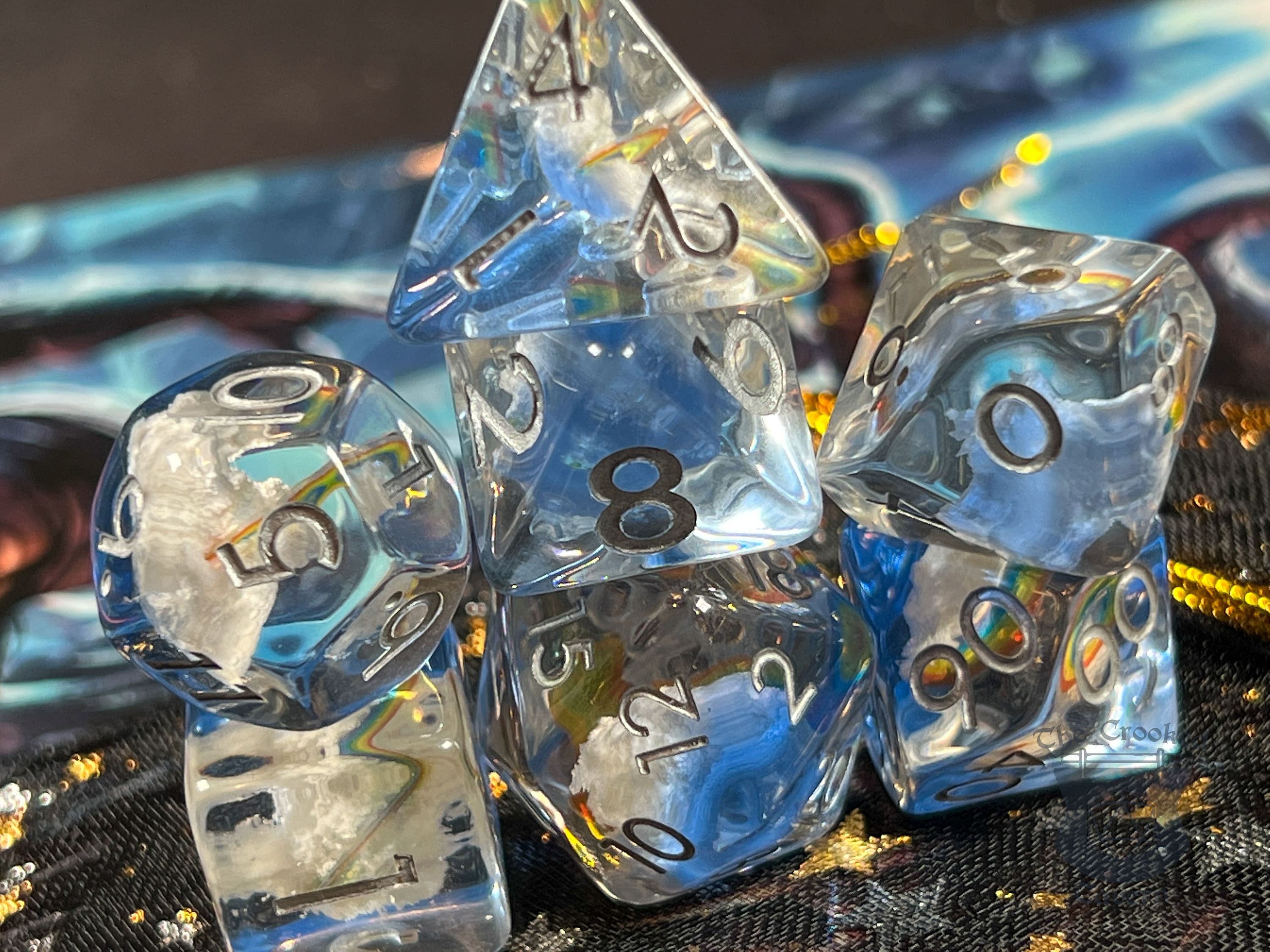 Rainbow Cloud Dnd Dice Set Cute Clouds and Rainbows - Etsy Australia