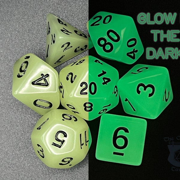 Glowing Dice - Etsy