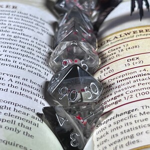 Midnight Koi Fish Dnd Dice Set for Dungeons and Dragons | D20 TTRPG ...