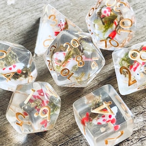 Koi Fish Dnd Dice Set for Dungeons and Dragons | D20 TTRPG Polyhedral ...