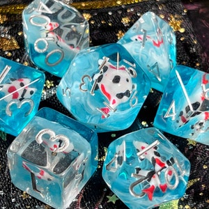 Topaz Koi Fish Dnd Dice Set for Dungeons and Dragons | D20 TTRPG ...