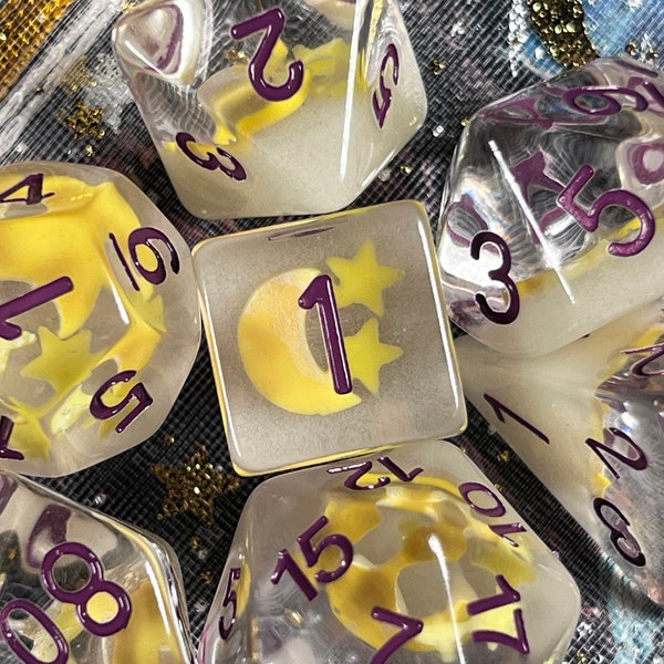 Glowing Dice - Etsy