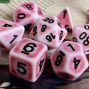 Flayed Bone Dnd Dice Set for Dungeons and Dragons | D20 TT RPG ...