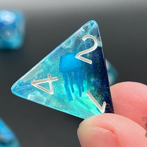 Jellyfish Dnd Dice Set | D20 TTRPG Polyhedral Dice | Jellyfish in Every ...