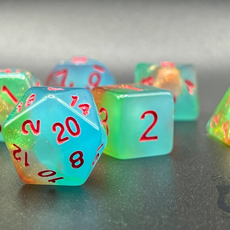 Glowing Dice - Etsy