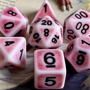 Flayed Bone Dnd Dice Set for Dungeons and Dragons | D20 TT RPG ...