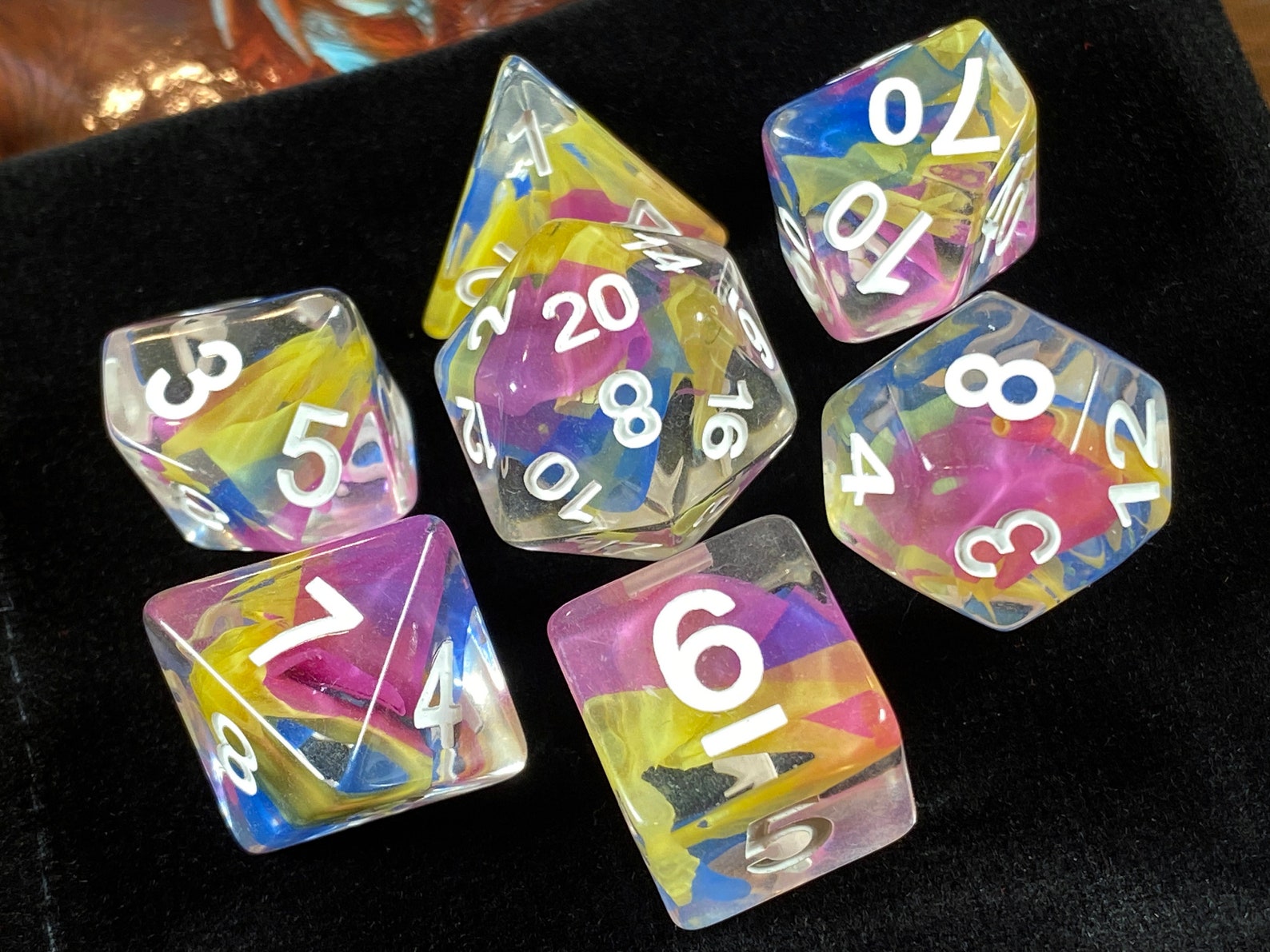 Spell Song Dnd Dice Set for Dungeons and Dragons | D20 TTRPG Polyhedral ...