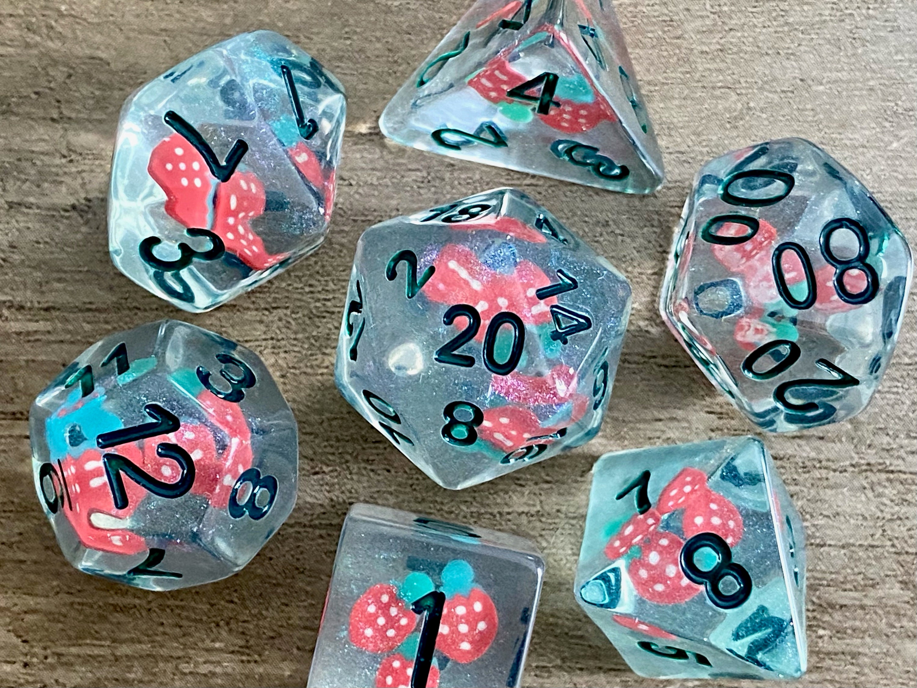 Berry Blast Dnd Dice Set for Dungeons and Dragons D20 TTRPG | Etsy