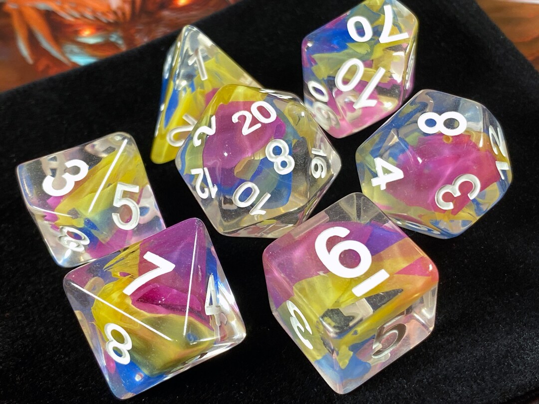 Spell Song Dnd Dice Set for Dungeons and Dragons | D20 TTRPG Polyhedral ...