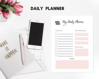 Boho Daily Planner Printable to Do List INSTANT DOWNLOAD - Etsy