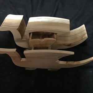 Band Saw Boxes Animals Train Wooden Dragon Elephant Dolphin Shark ...