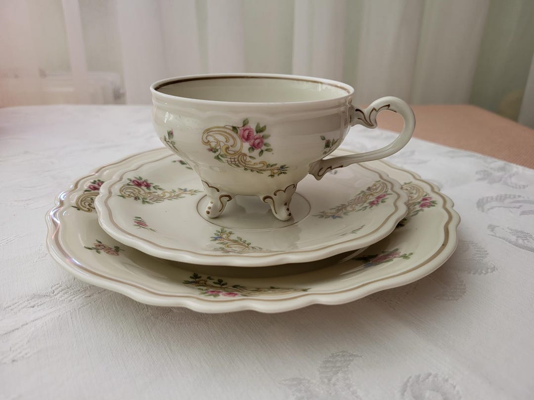 Weimar Tea Set Cup Saucer Porcelain Teacup Coffee Cup Vintage - Etsy
