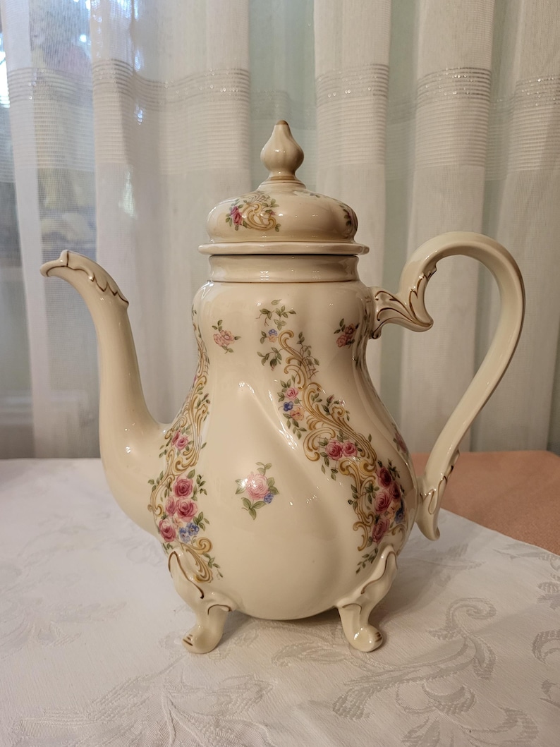 Old Weimar Coffee Set Vintage Porcelain Coffee Pot Sugar Bowl - Etsy