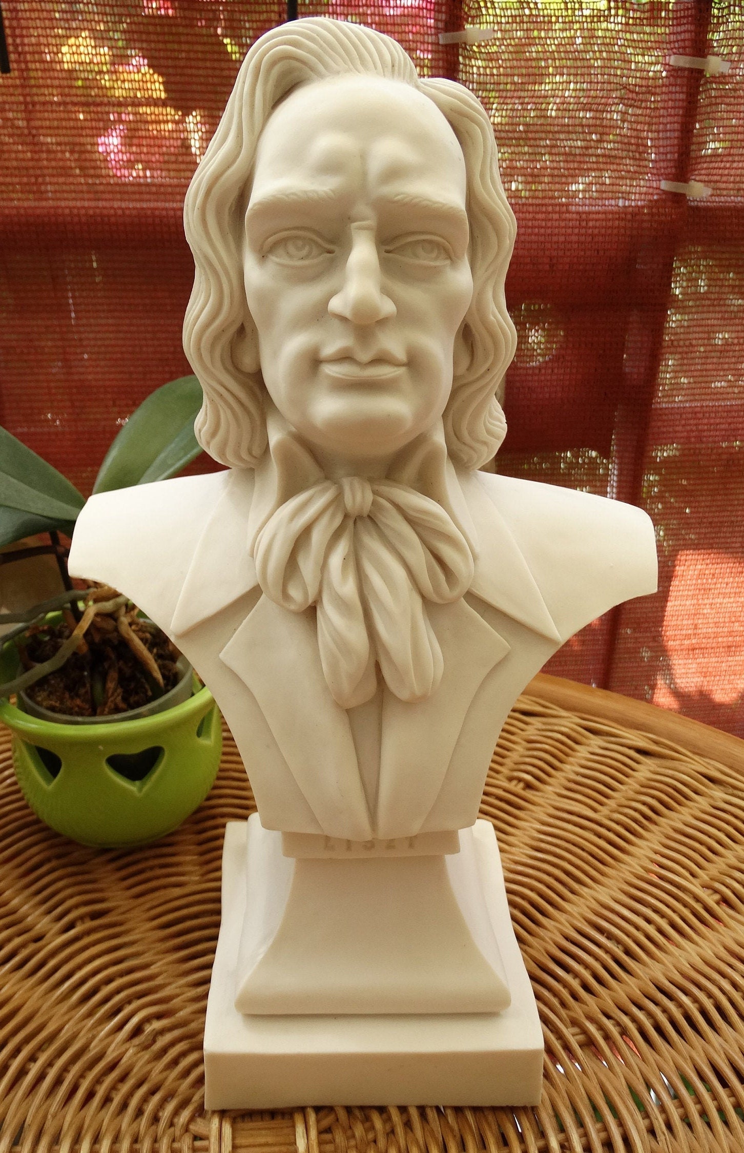 FRANZ LISZT Bust Vintage Bust Alabaster L. Toni Signed Germany - Etsy