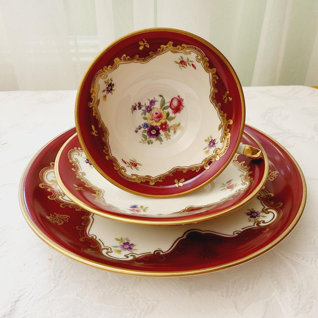 Eschenbach Tea Cup Tea Set Gold Porcelain Vintage Coffee Cup - Etsy