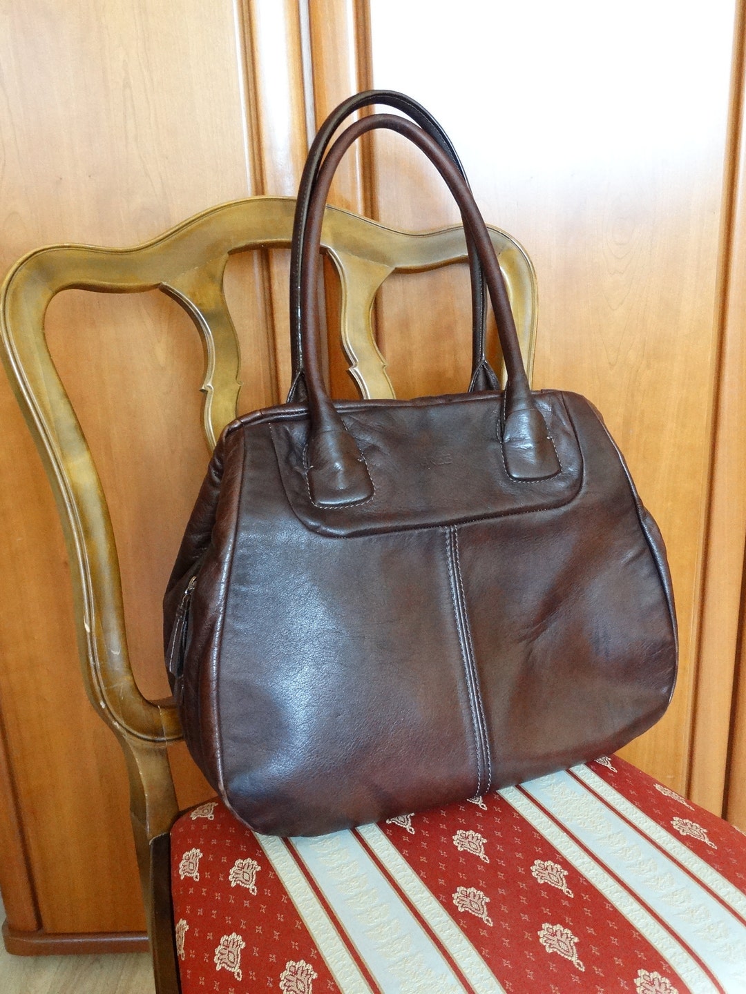 BREE Women's Bag Genuine Leather Handbag Brown Shoulder Bag Handmade ...