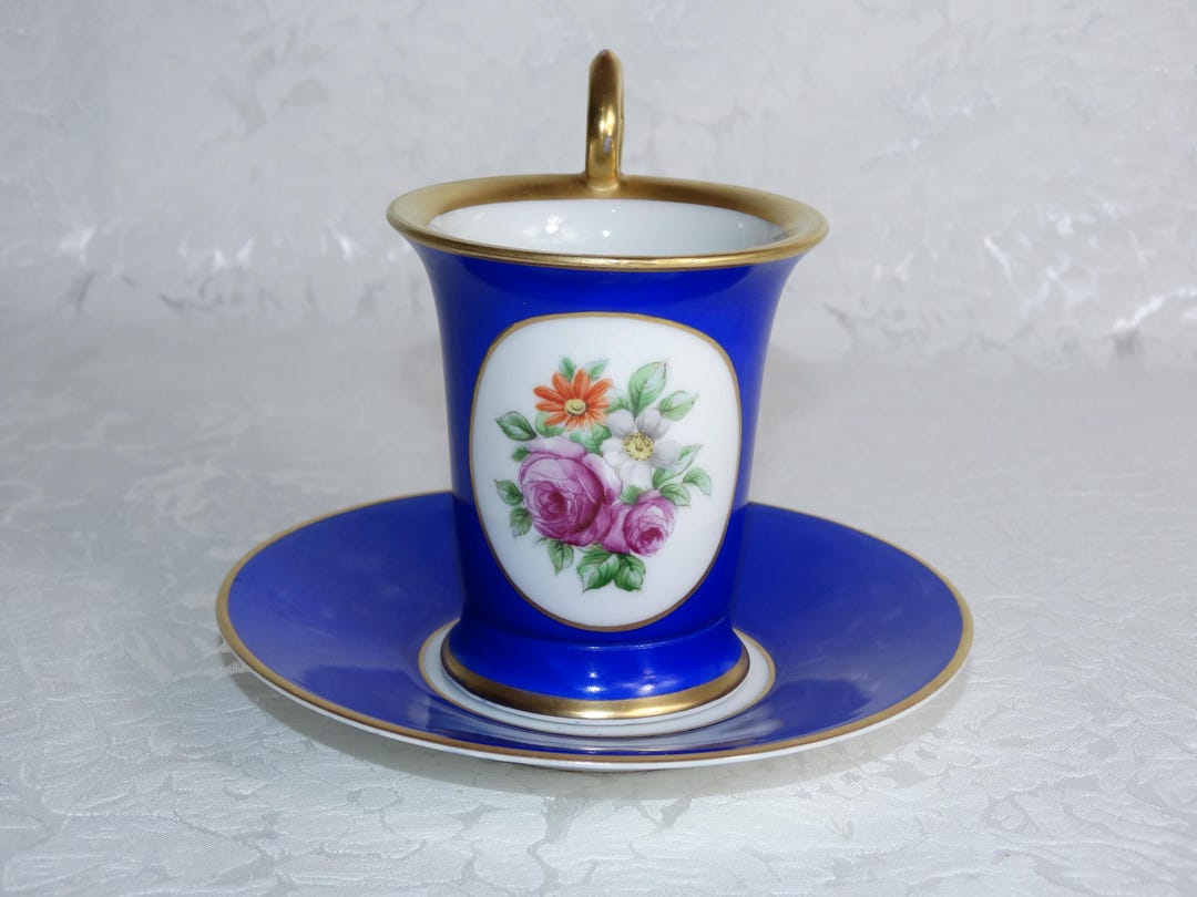 Rosenthal Teacup Tea Set Gold Porcelain Vintage Coffee Cup Hand Painted ...