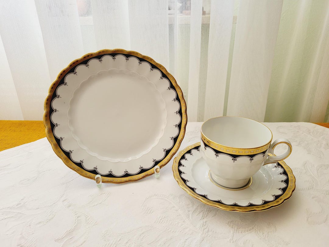 Eschenbach Tea Set Cup Dessert Plate Vintage - Etsy