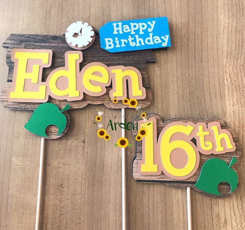 AC Video Game Cake Topper Logo Sign - Etsy