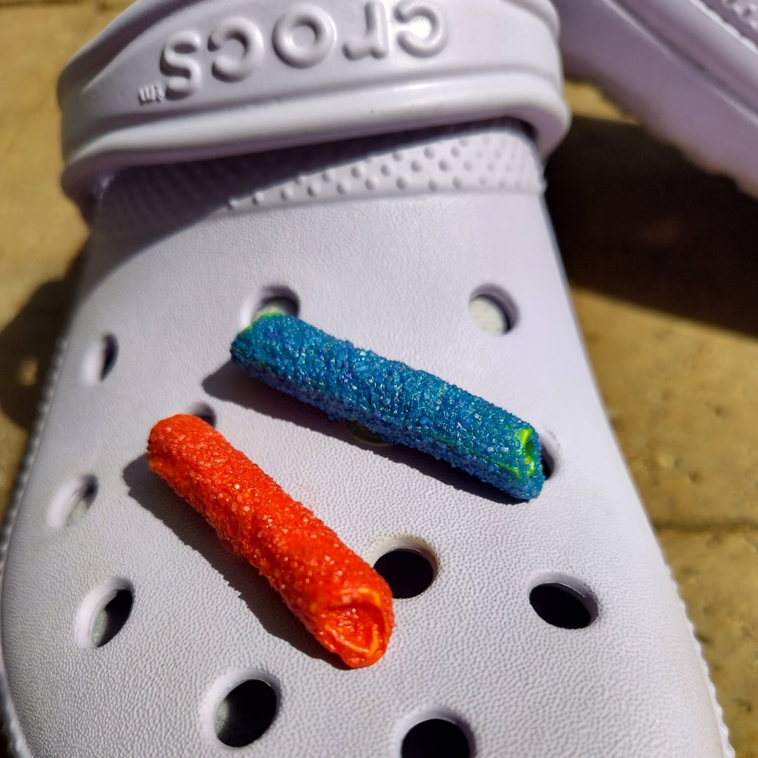 Rolled Hot Tortilla Chips, Shoe Charm - Etsy