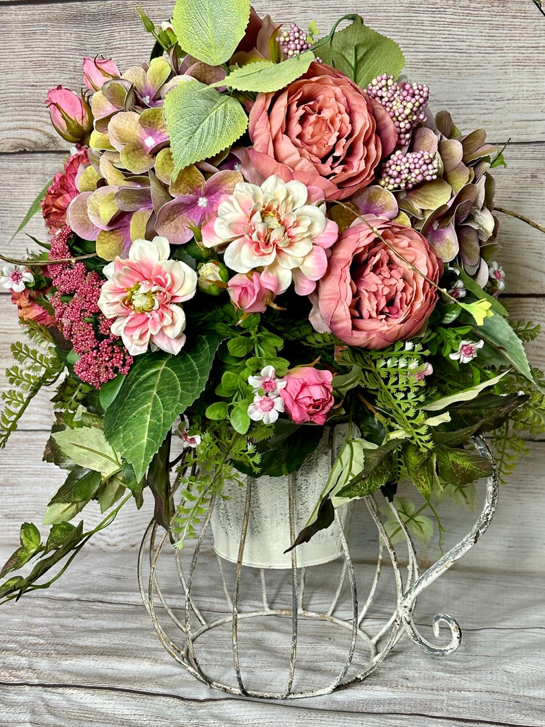 Elegant Watering Pitcher Floral Arrangement - Etsy