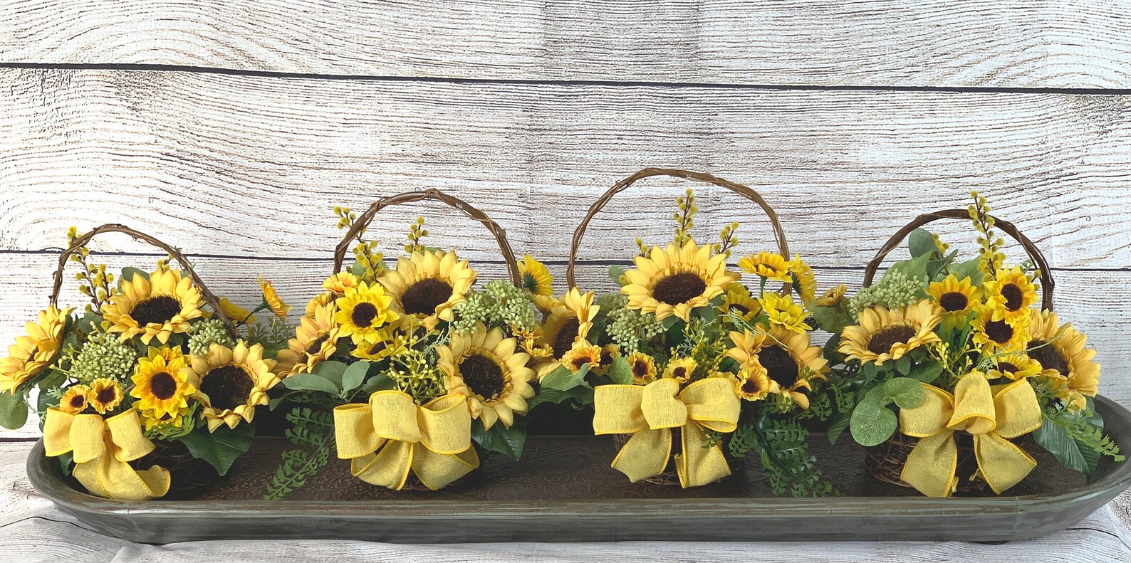 Sunflower Basket - Etsy