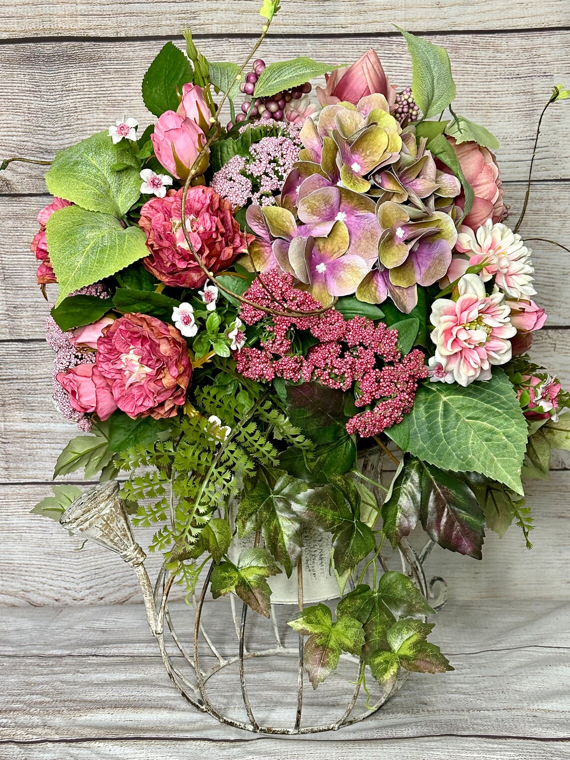 Elegant Watering Pitcher Floral Arrangement - Etsy