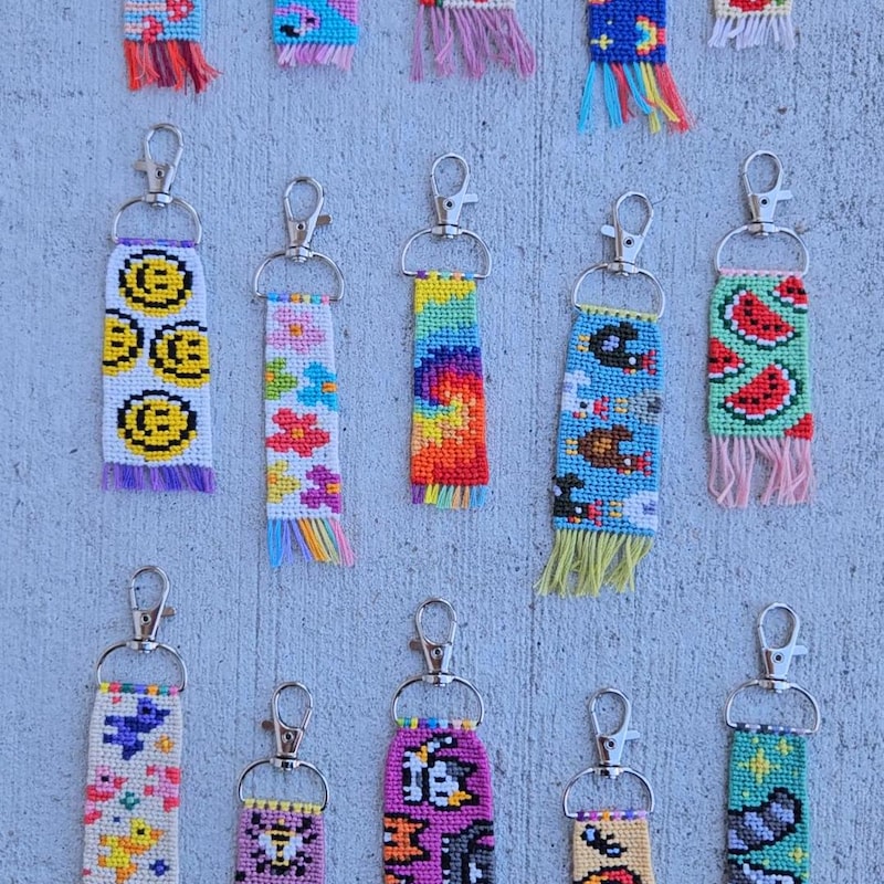 Custom Knotted Keychain - Etsy