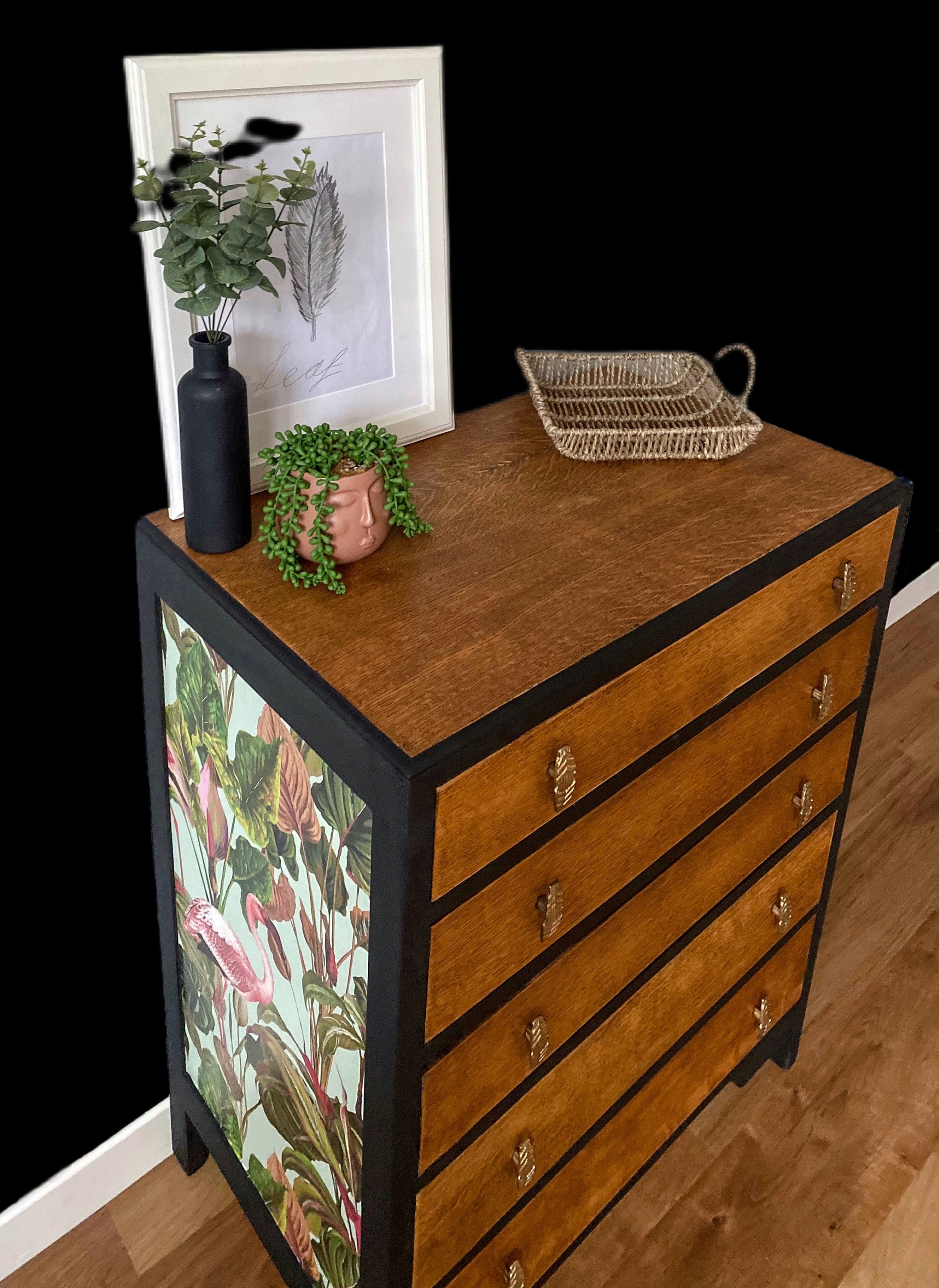 Rustikale Vintage Kommode komplett restauriert mit Originalgriffen ...