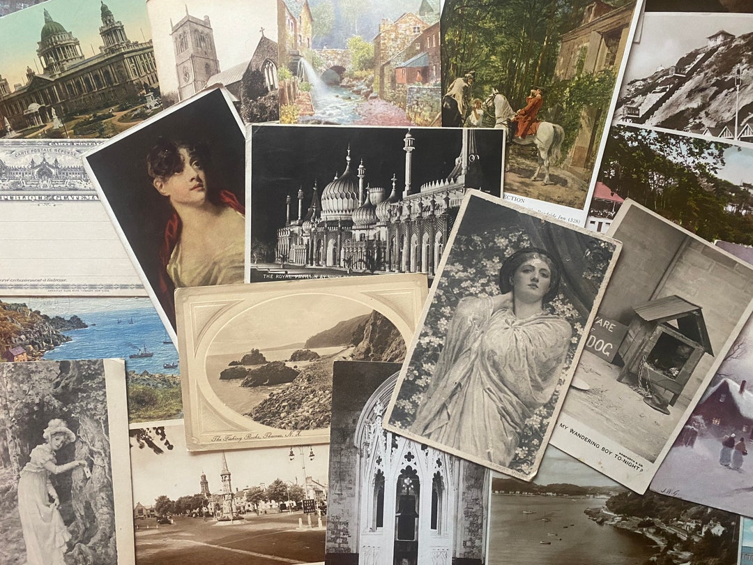 Antique Victorian/ Edwardian Vintage Random Assorted Postcards 1900 ...