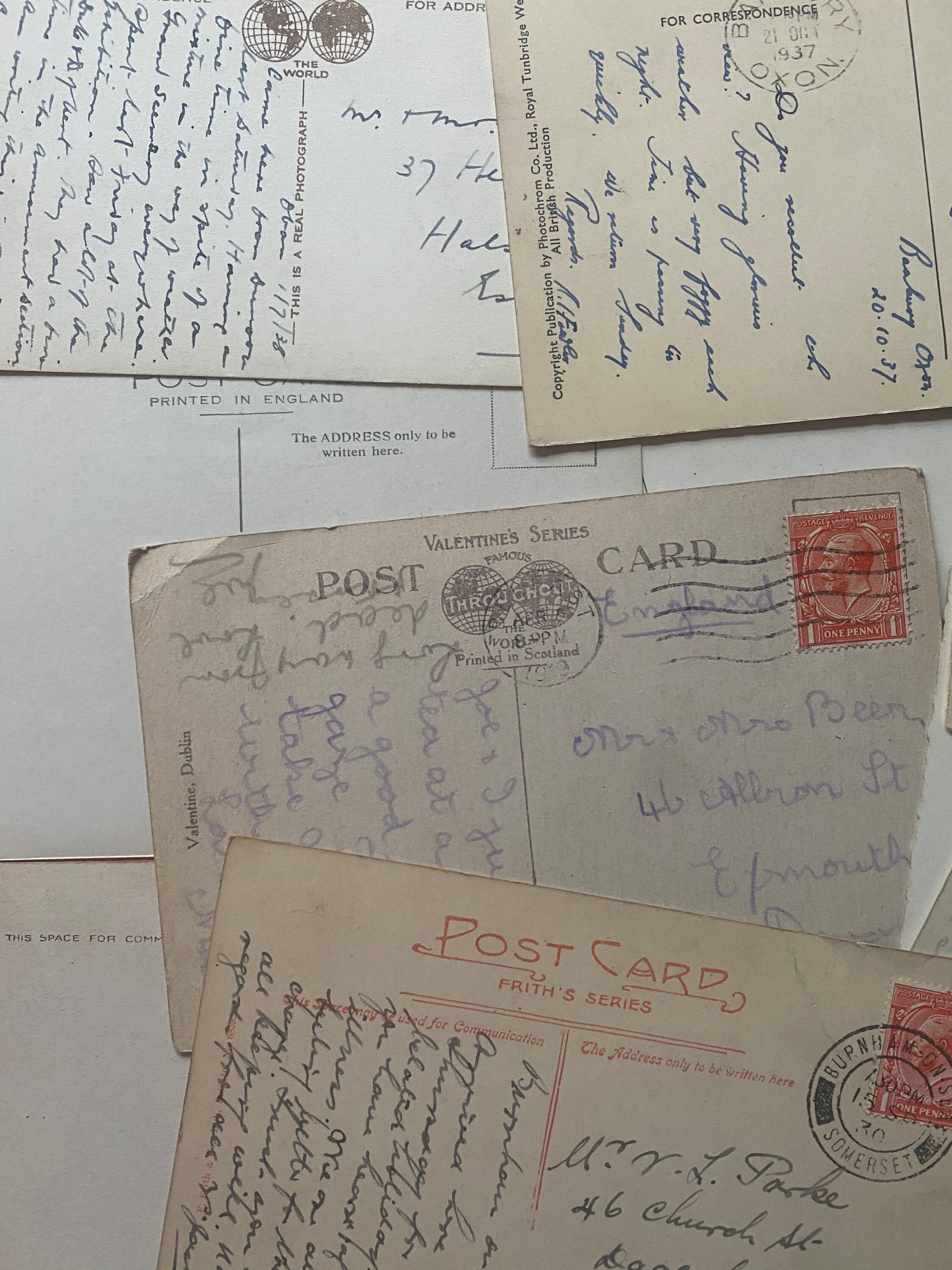 Antique Victorian/ Edwardian Vintage Random Assorted Postcards 1900-1930s Travel Postcards - Etsy UK